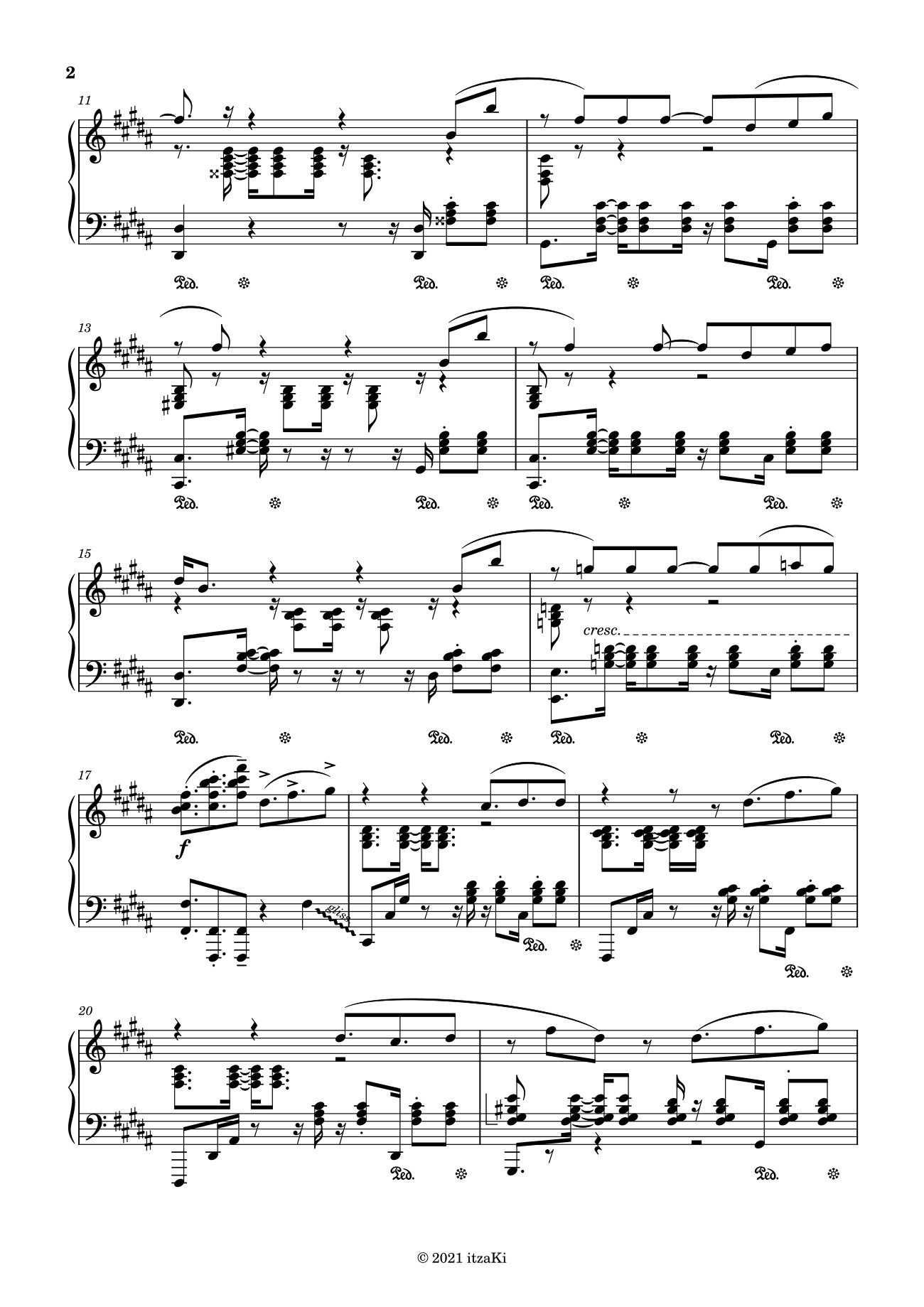 [Sheet] EVERBLUE - Blue Period OP PDF Piano lời & hợp âm, nốt nhạc