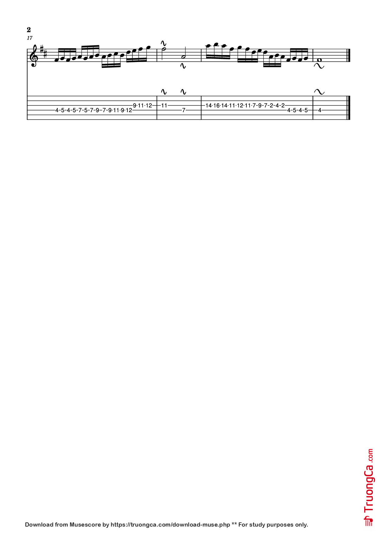 [Sheet] Duvet By Boa - Guitar TAB PDF, hợp âm Guitar TAB, mp4/midi